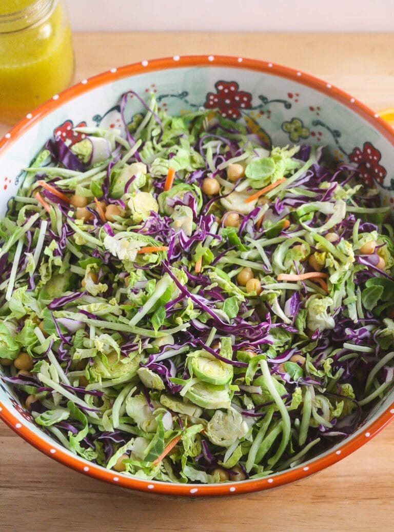 Simple Chopped Salad with Orange Vinaigrette - Lauren Kelly Nutrition