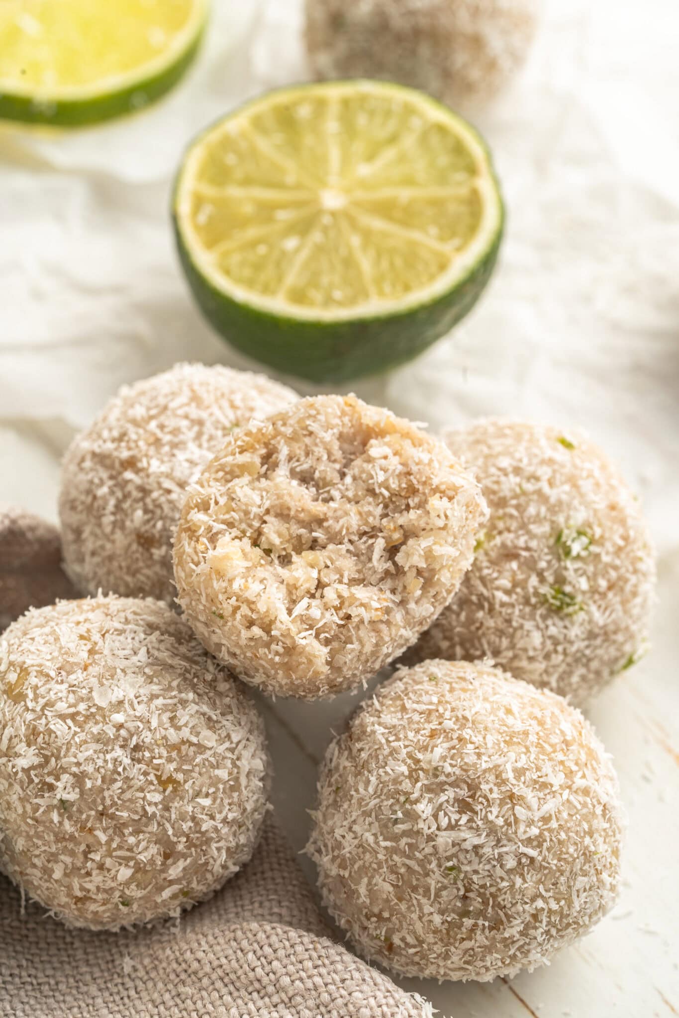 Key Lime Pie Truffles - Lauren Kelly Nutrition